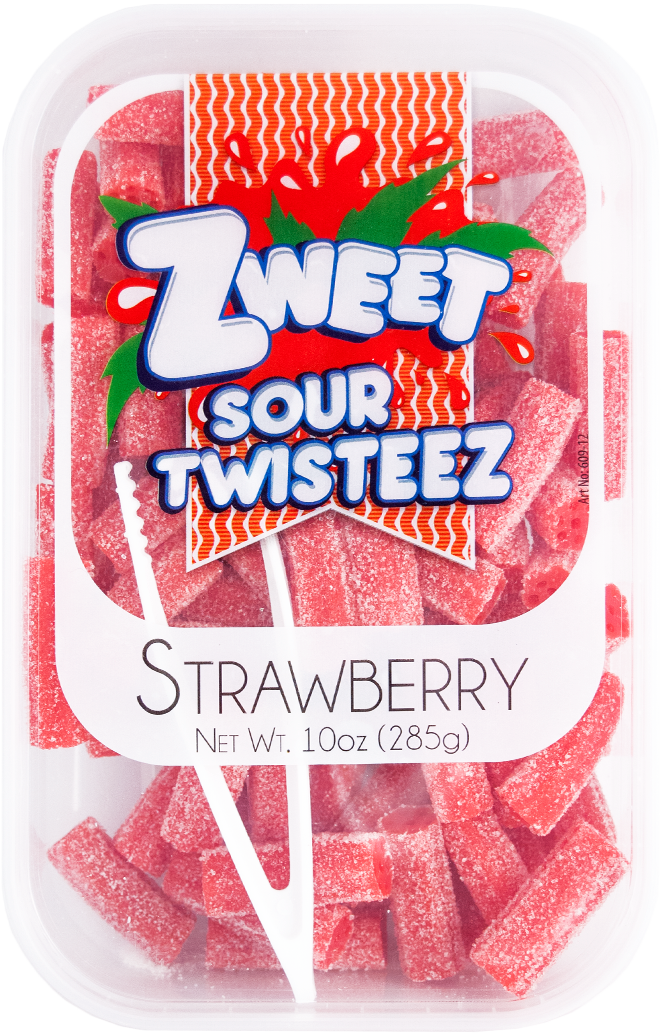 Strawberry Sour Twisteez | 10 oz | Zweet – Zweet Shop
